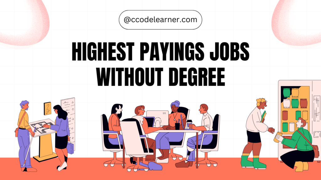 20 highest paying jobs uk without degree (2025)